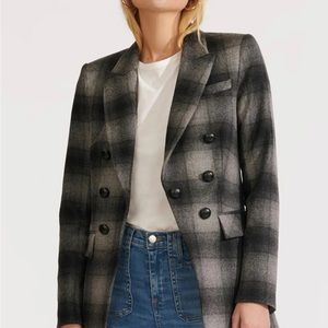 Veronica Beard | Jackets & Coats | Veronica Beard Womens 4 Matteo Double Breasted Plaid Dickey ...